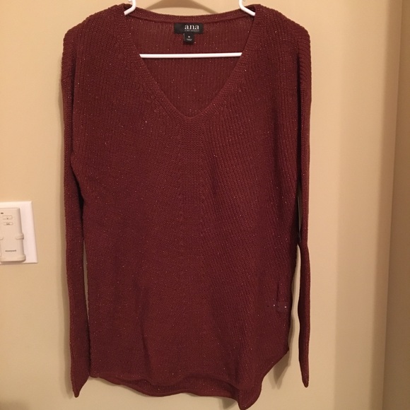 a.n.a | Sweaters | Nwt Womens Rustcolored Sweater Size Med | Poshmark